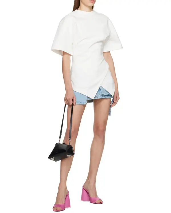 Attico Luz Slip-on Mules With High Block Heel - Pink