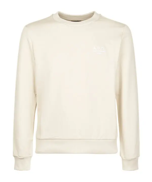 A.p.c. Logo Sweatshirt - White