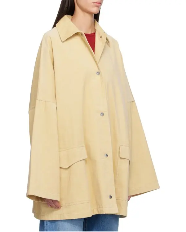 TOTEME Oversized Button-up Jacket - Beige