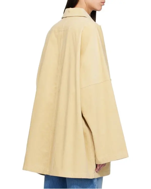 TOTEME Oversized Button-up Jacket - Beige