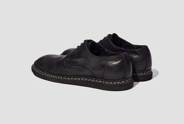 Guidi Round Toe Lace-up Casual Shoes