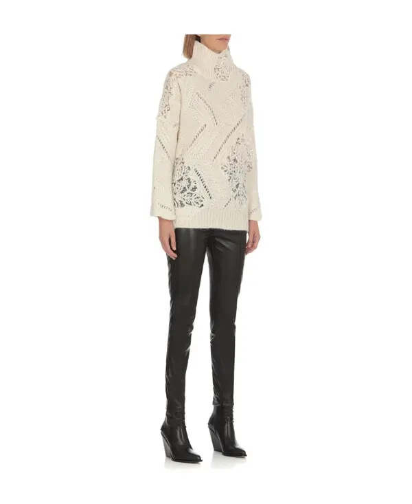 Ermanno Scervino Faux-leather Skinny Trousers
