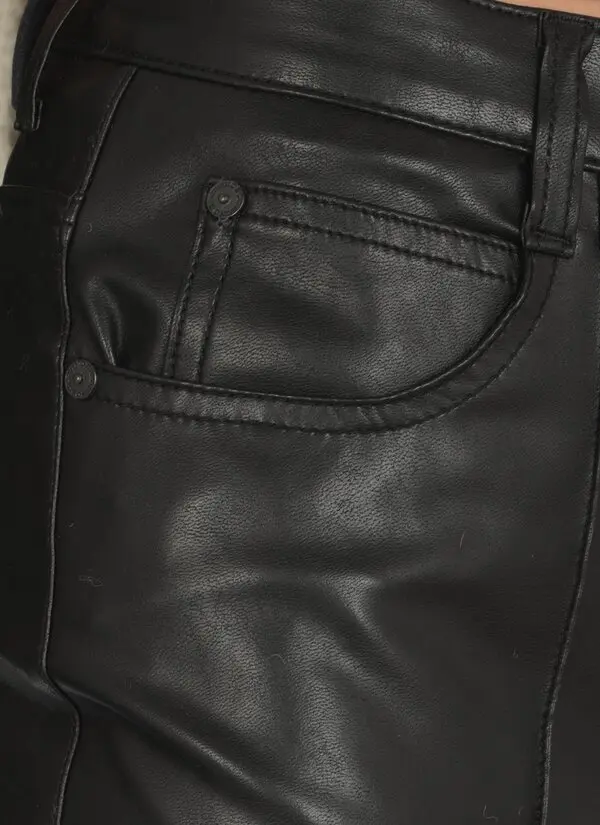 Ermanno Scervino Faux-leather Skinny Trousers