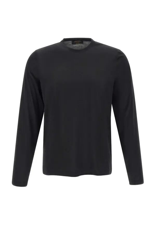 GRAN SASSO Athleisure Crew-neck Knitted Sweater