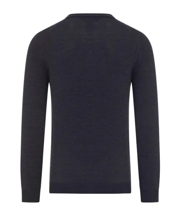 ZANONE Fine-knit V-neck Jumper - Blue