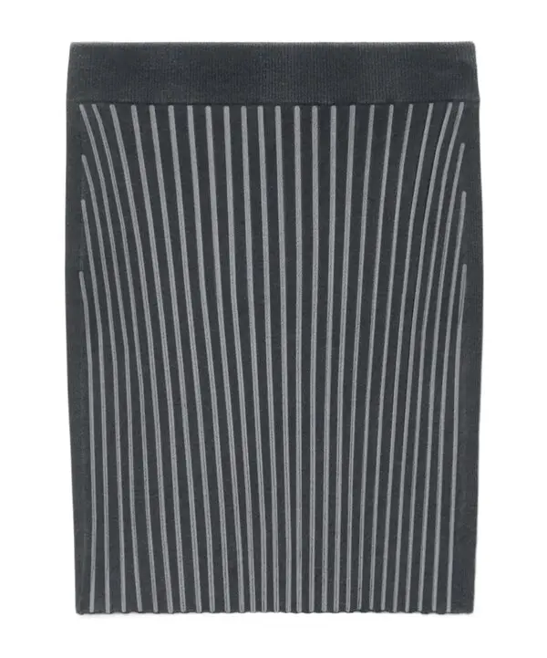 Alexander Wang Ribbed-knit Mini Skirt - Grey