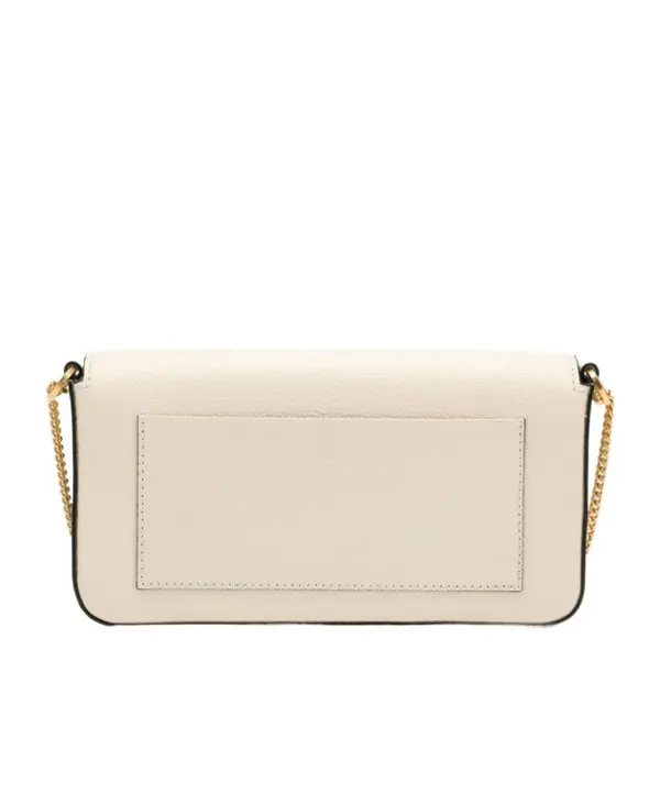 Valentino Garavani Vlogo Signature Foldover Crossbody Bag - White