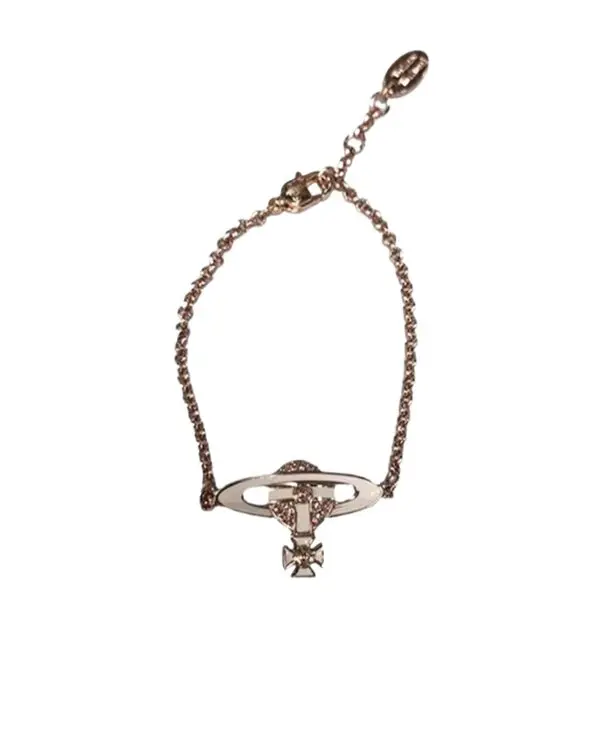 VIVIENNE WESTWOOD Orb And Cross Charm Bracelet - Multicolor