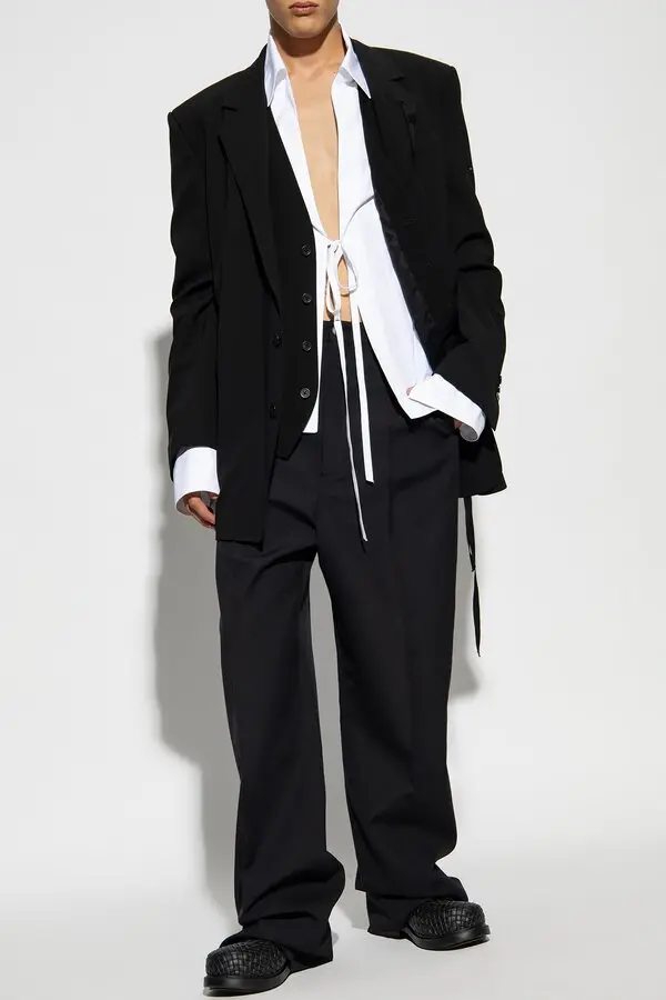 ANN DEMEULEMEESTER Single Breasted Tailored Blazer
