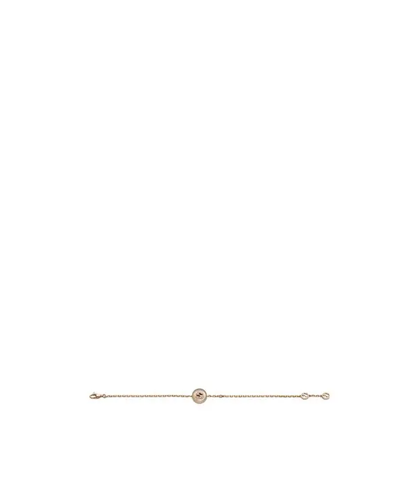 Gucci Interlocking Rose Gold Diamond Bracelet - Yellow