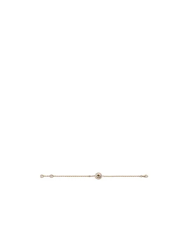 Gucci Interlocking Rose Gold Diamond Bracelet - Yellow
