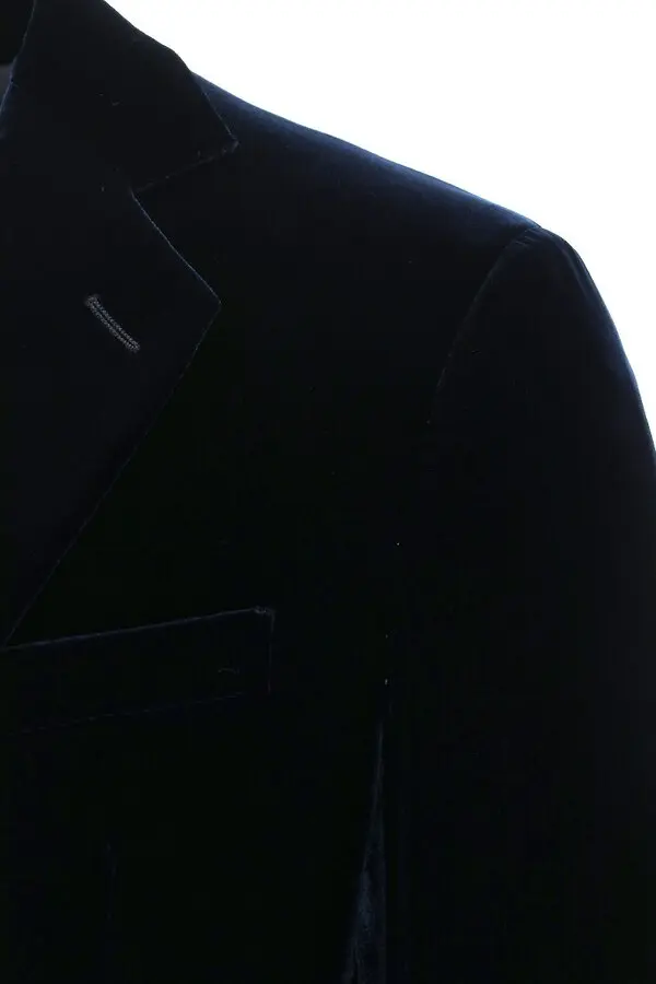Giorgio Armani Dark Blue Double-breasted Blazer
