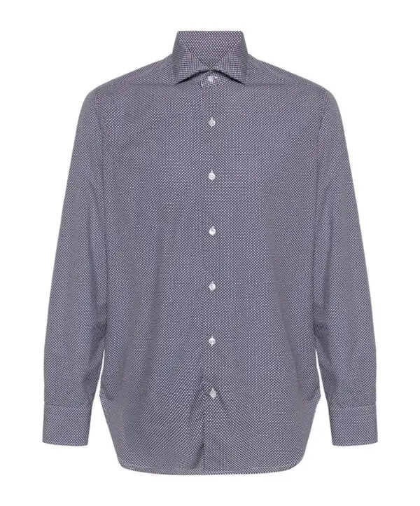 BARBA NAPOLI Long-sleeved Shirt - Gray