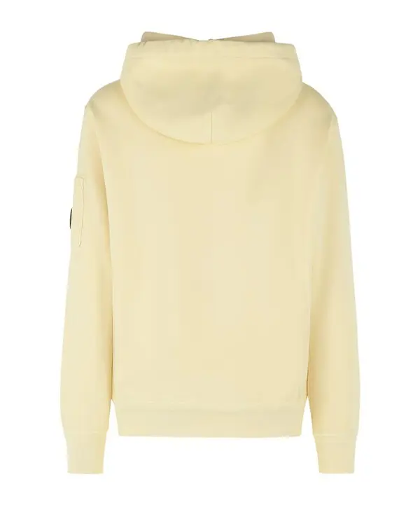 C.P. COMPANY Lens Sleeve Hoodie - Nude