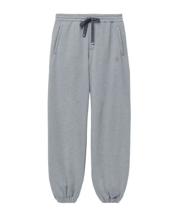 Alexander McQueen Skull Embroidered Tapered Sweatpants - Grey