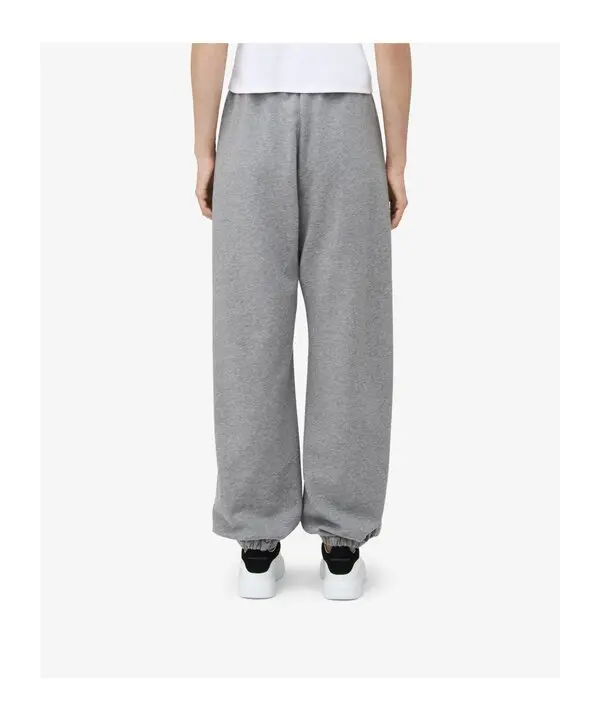 Alexander McQueen Skull Embroidered Tapered Sweatpants