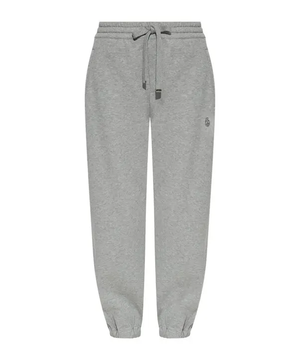 Alexander McQueen Skull Embroidered Tapered Sweatpants - Grey