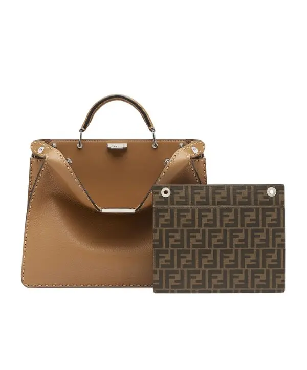 Fendi Selleria Peekaboo Iseeu Medium Tote Bag - Brown