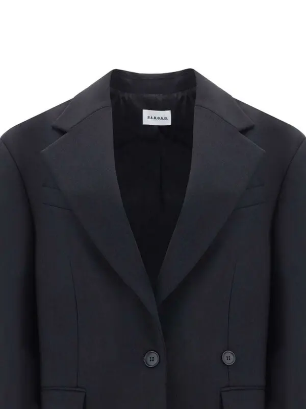 P.a.r.o.s.h Single-breasted Blazer - Black