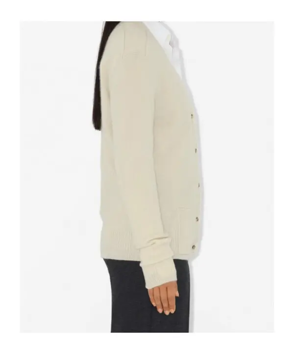 Burberry Cashmere Cardigan With B-shield Detail