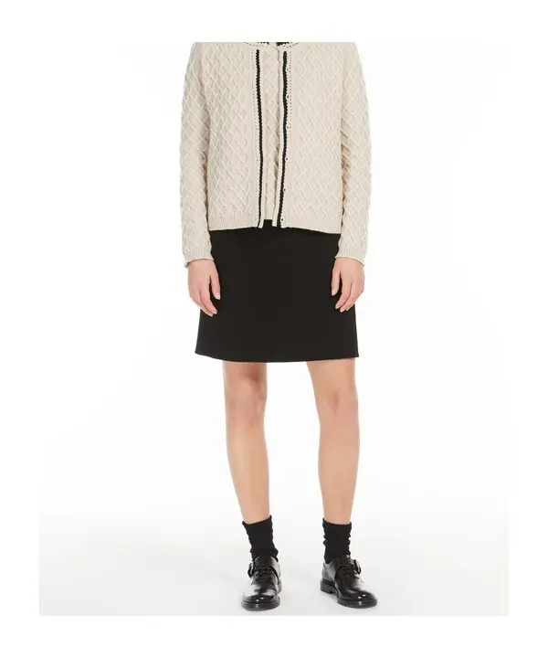 Max Mara Straight Wool Skirt