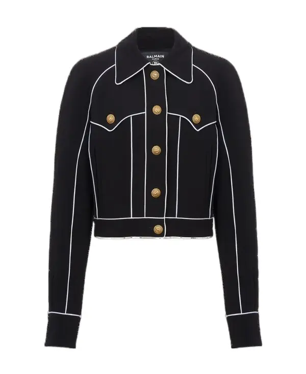 Balmain Western Crepe Jacket