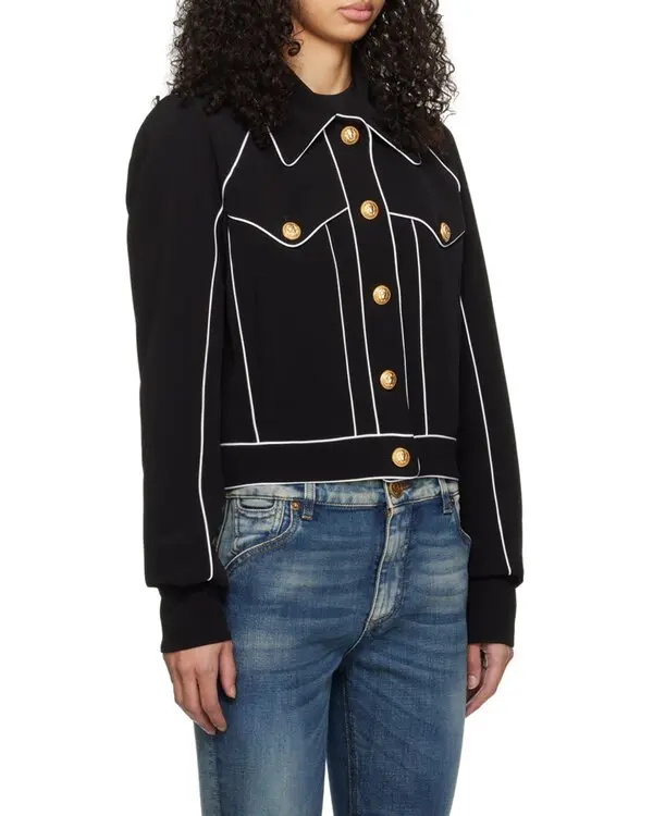 Balmain Western Crepe Jacket