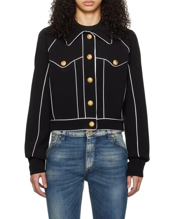 Balmain Western Crepe Jacket