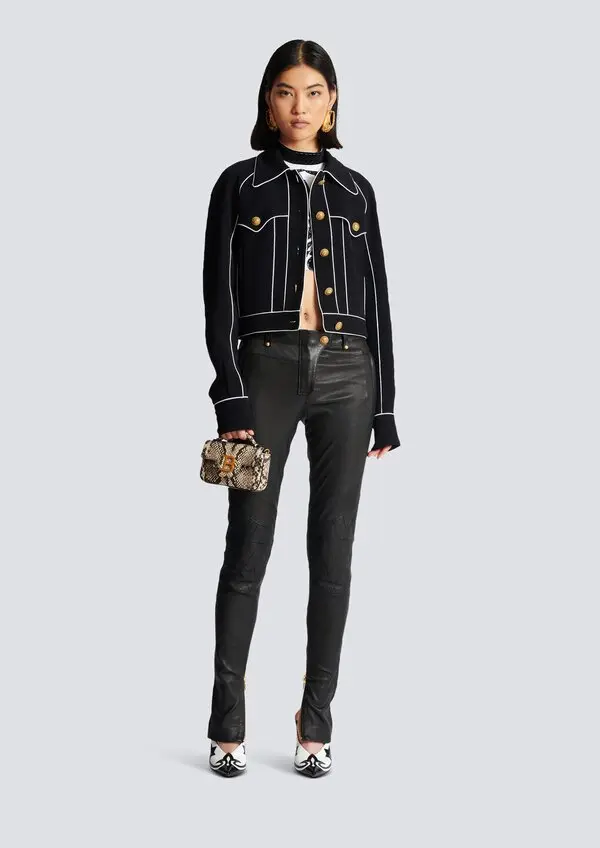 Balmain Western Crepe Jacket