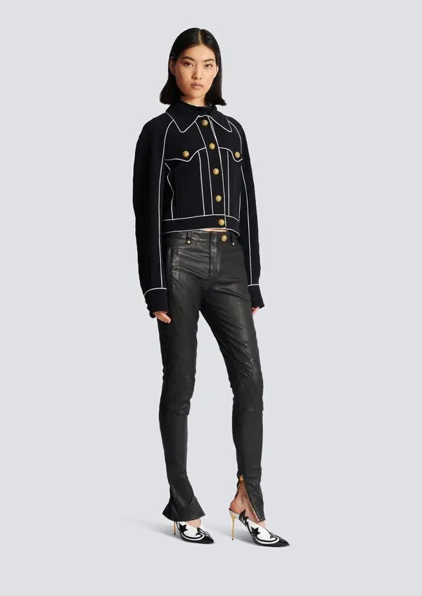 Balmain Western Crepe Jacket