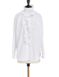 Dior Blouse With Removable Ruched Collar - No