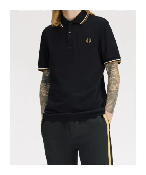 Fred Perry Short-sleeved Polo Shirt - Black