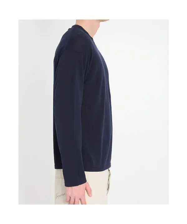 ROBERTO COLLINA Ribbed Crewneck Sweater - Black