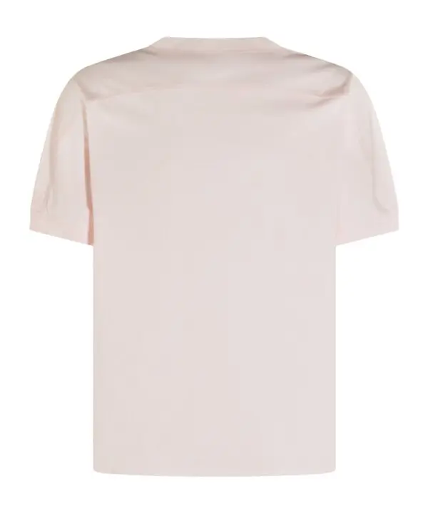 ANINE BING Short-sleeve Crew Neck T-shirt With Logo Detail