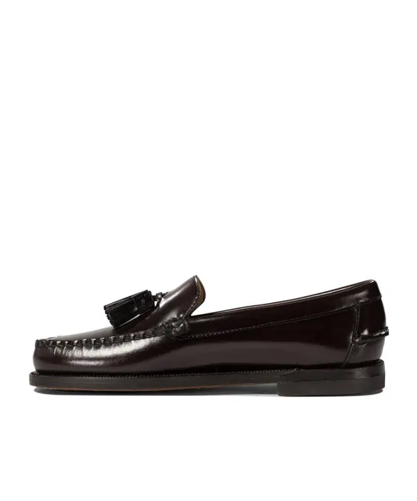 SEBAGO Round Toe Loafers With Fringe Detailing - Brown