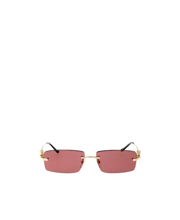 Cartier Rectangular Frame Sunglasses - Pink