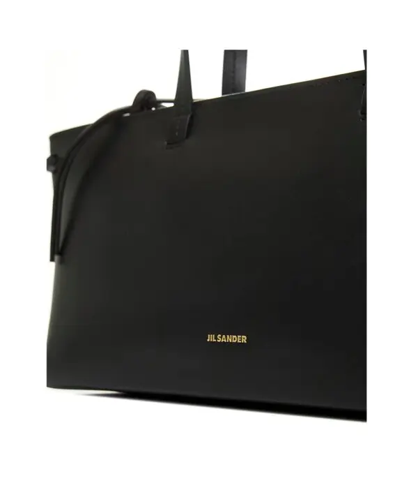 JIL SANDER Logo Printed Top Handle Bag