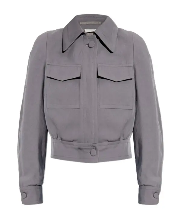 Dries Van Noten Long-sleeved Casual Jacket With Chest Pockets