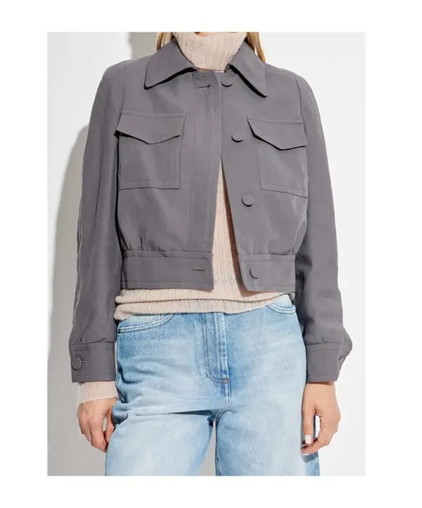 Dries Van Noten Long-sleeved Casual Jacket With Chest Pockets