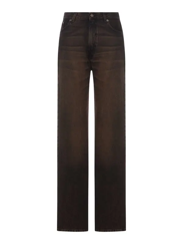 HAIKURE Korea Flared Jeans - Black