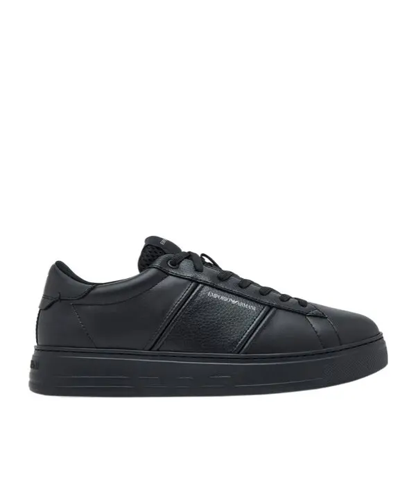 Emporio Armani Panelled Lace-up Low Top Sneakers
