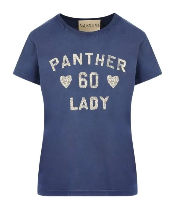 Valentino Garavani Chez Crewneck T-shirt - Blue