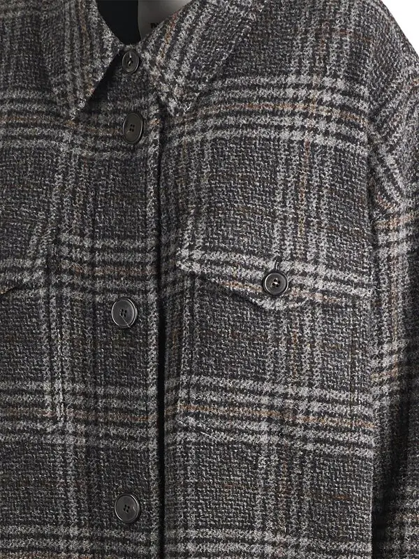 Isabel Marant Étoile Checked Buttoned Coat