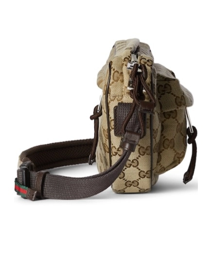 Gucci Gg Monogram Belt Bag - Beige/ebony