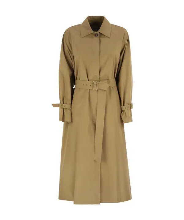 Max Mara Epoche Belted Coat - Green