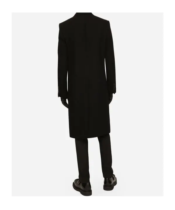 Dolce & Gabbana Single-breasted Tailored Coat With Peak Lapel