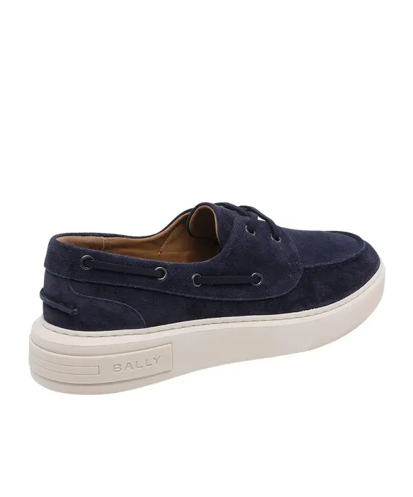 Bally Embossed Logo Lace-up Sneakers