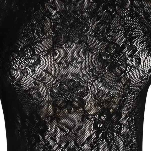 Saint Laurent Lace Detailed Off-shoulder Top