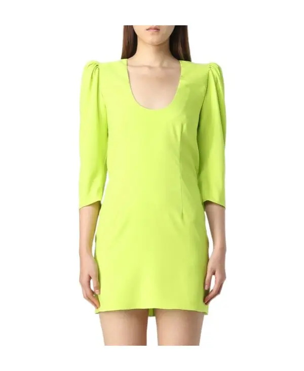 Dsquared2 Logo Detail Mini Dress - Yellow