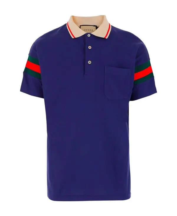 Gucci Stripe-detail Polo Shirt